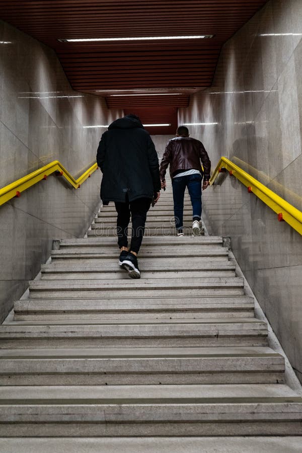 Two boys on Stairs editorial image. Image of concrete - 147856995