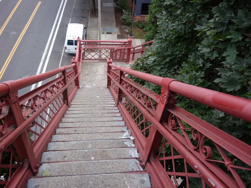 Stairs stock image. Image of oregon, stairs, heights - 161543247