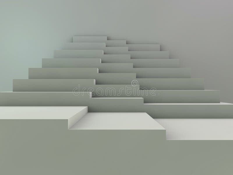 Stairs. Abstract Steps. Granite Stairs. Wide Stone Stairs. 3D Stock ...