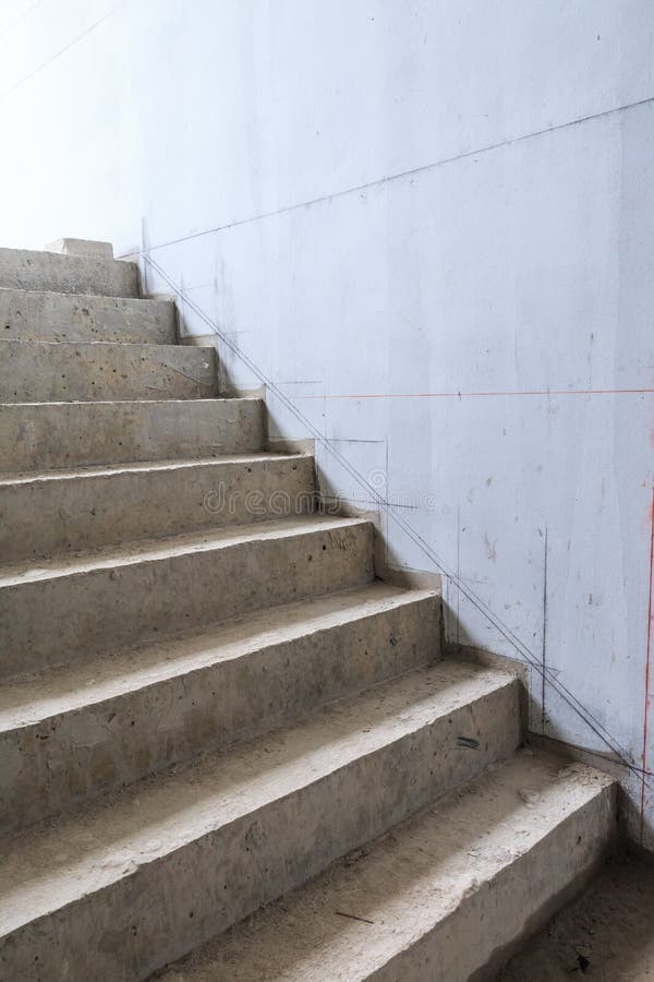Stairs at Construction Site Stock Photo - Image of home, fence: 53722024