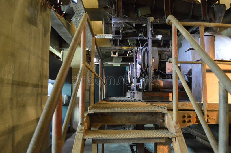 Stairs in factory stock photo. Image of inside, manufacturing - 91389278