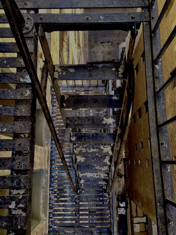 Stairs fire stock photo. Image of stairs, fire, balcony - 161089214