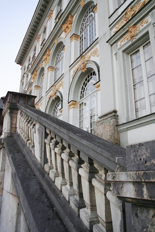 Stairs And Front Of A Baroque Chateau Picture. Image: 1572860