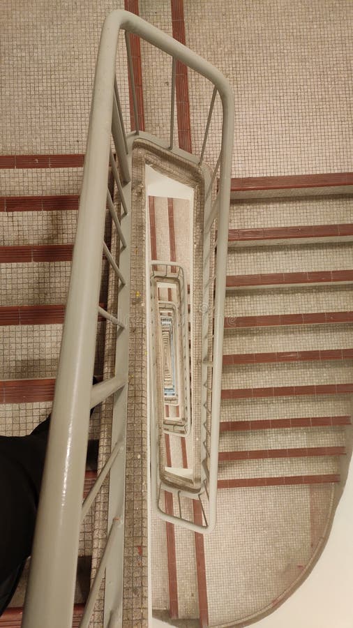 Stairs from High Rise Building Stock Photo - Image of steps, building ...