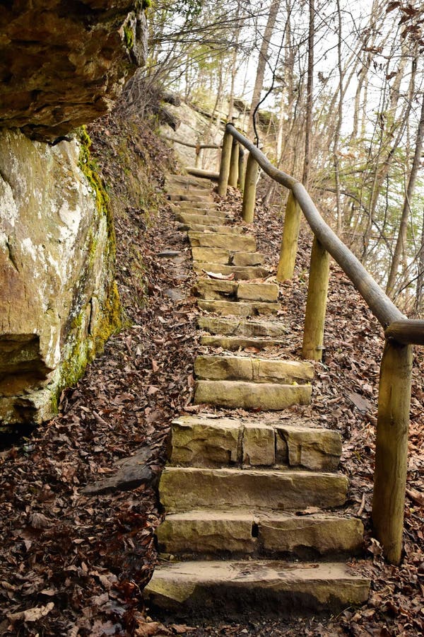 Stairs stock image. Image of hiking, stairs, path, kentucky - 121905597