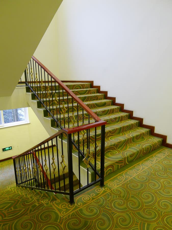 Stairs in the hotel stock photo. Image of accommodation - 18706296