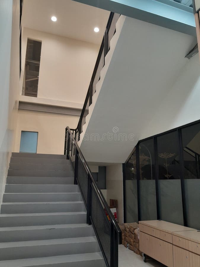Stairs in hotel low budged stock photo. Image of hotel - 294254838