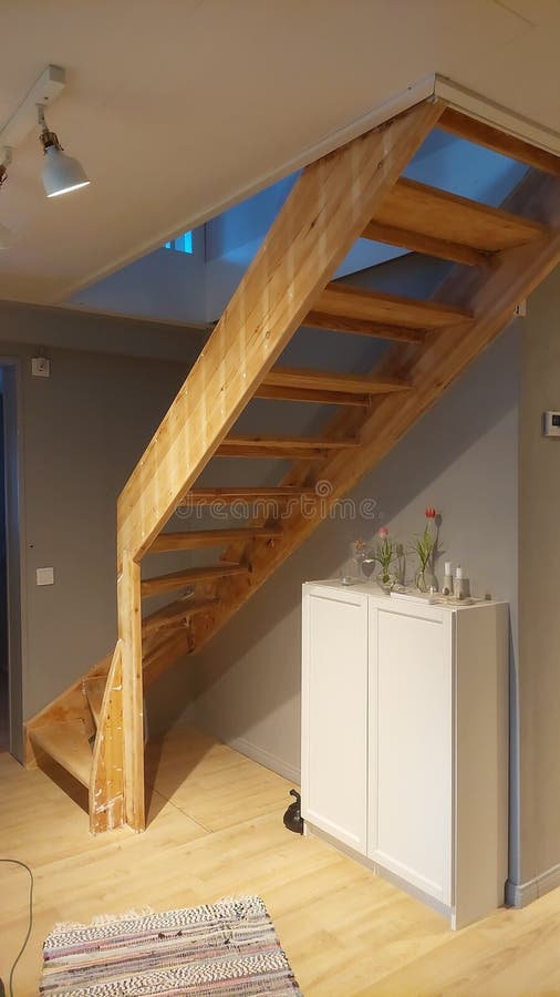 Stairs House Renovation Design Decoration Stock Photo - Image of ...