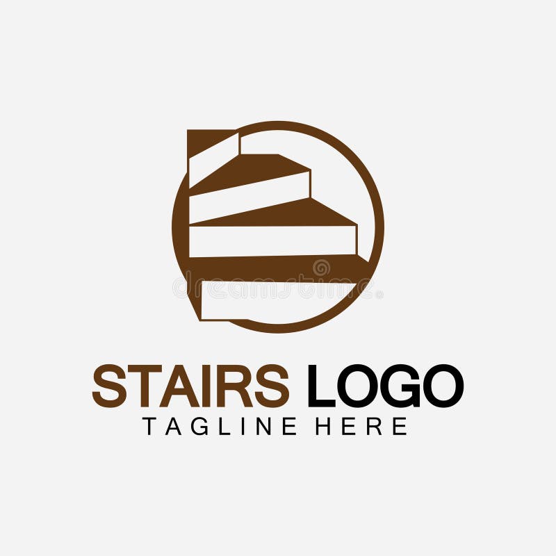 Stairs Icon Logo Design Vector Illustration Template Stock Vector ...