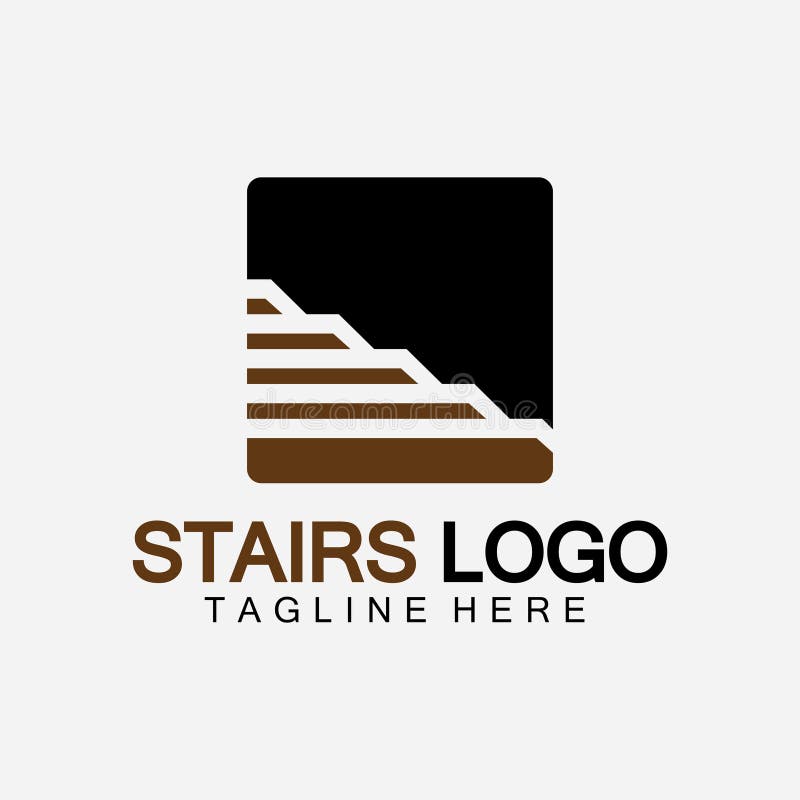 Stairs Icon Logo Design Vector Illustration Template Stock Vector ...