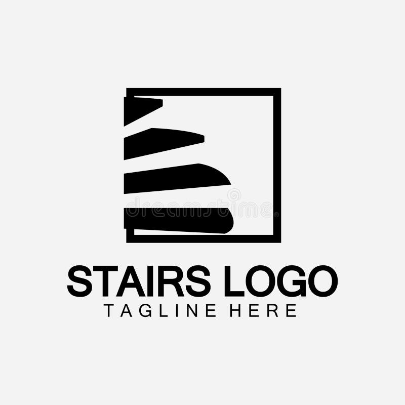Stairs Icon Logo Design Vector Illustration Template Stock Vector ...