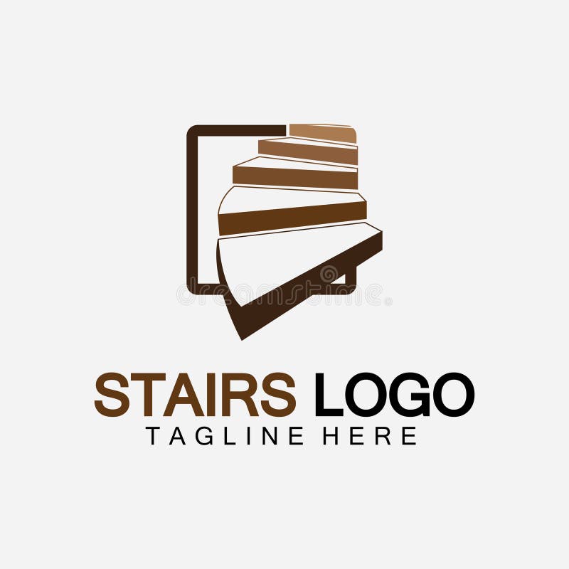 Stairs Icon Logo Design Vector Illustration Template Stock Vector ...