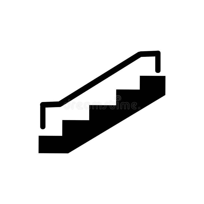 Stairs icon logo vector stock illustration. Illustration of ladder ...