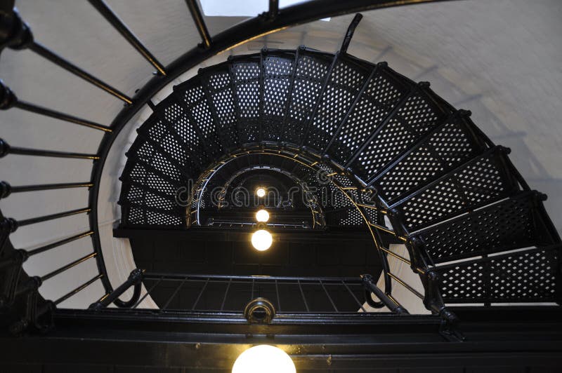 Stairs inside a lighthouse stock photo. Image of inside - 57428478