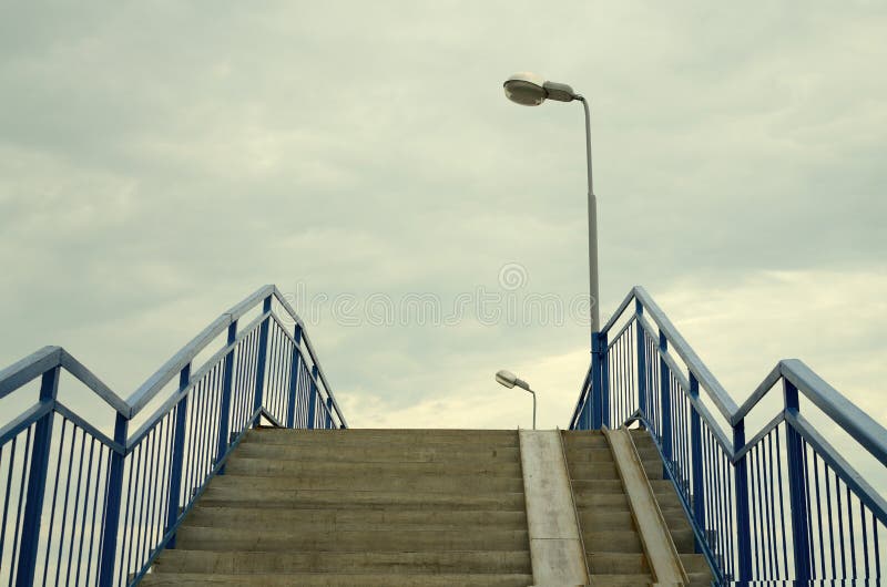 A staircase leading down. stock photo. Image of rise - 103510524