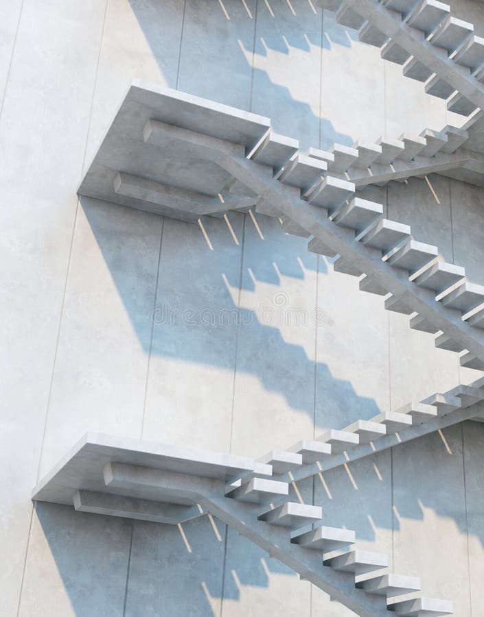 Stairs leading upward stock photo. Image of concrete - 55213014
