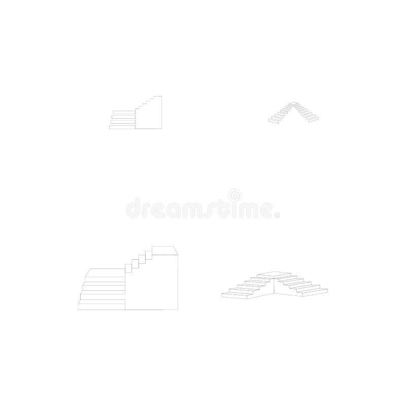 Stairs logo stock vector. Illustration of staircase - 197743124