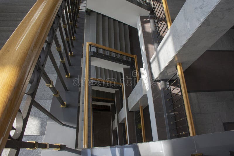 Stairs in Multi-storey Building Stock Photo - Image of multistorey ...