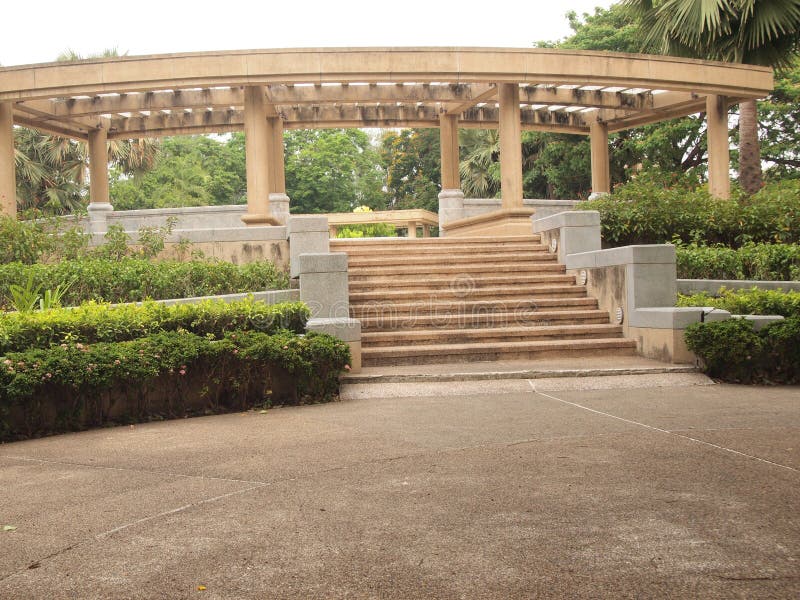 Stairs in park stock image. Image of staircase, stone - 192386157