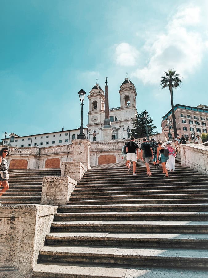 Stairs of Piazza Di Spagna in Rome Editorial Photography - Image of ...