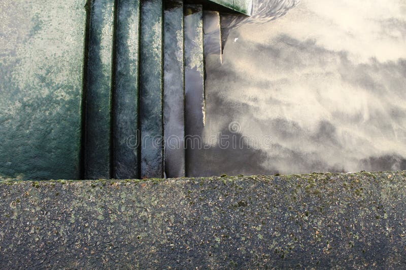 Stairs by the river stock image. Image of steps, riverbed - 79503771