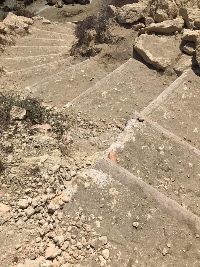 Stairs in the sand stock image. Image of park, infinity - 124108837