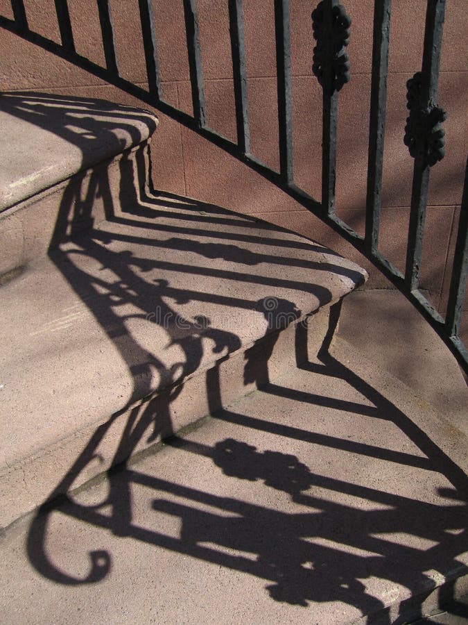 Stairs and shadows stock photo. Image of buildings, copyspace - 636418