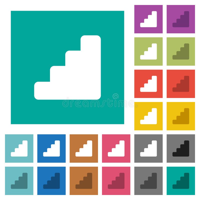 Multicolored Stairs Stock Illustrations – 131 Multicolored Stairs Stock ...