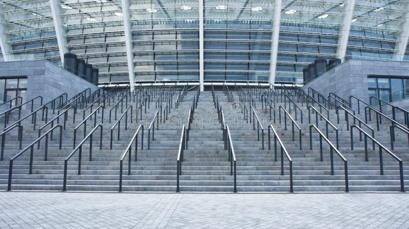 Stairs at the stadium stock photo. Image of motion, moving - 36426294