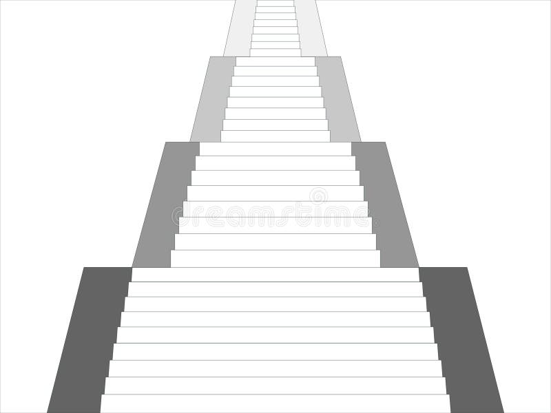 Stairs Step by Step Up Target Future Design Vector Stock Vector ...
