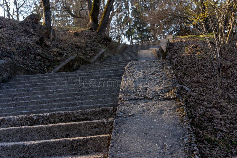 Stairs of Stones and Clay Leading Up Stock Image - Image of ...