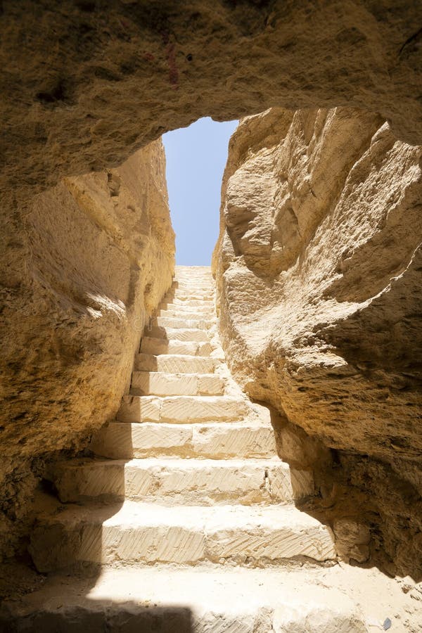 Stairs To Exit To the Outside of the Dungeon Stock Image - Image of ...