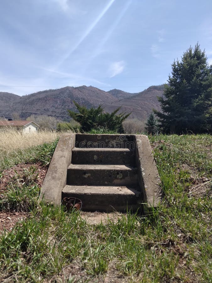 Stairs To Nowhere stock photo. Image of stairs, mountains - 257512310