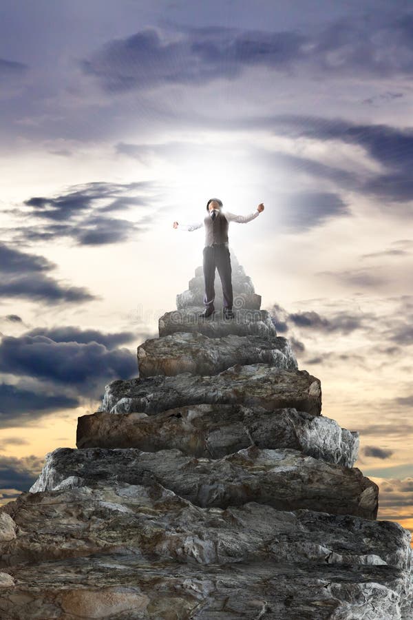 Stairs to success stock image. Image of earn, outdoor - 132109643