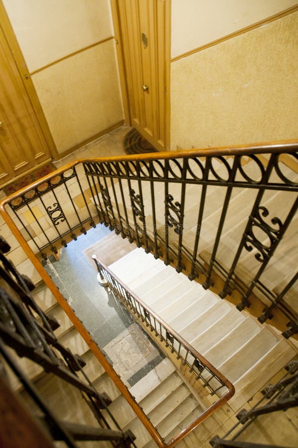 Stairs, view from above editorial image. Image of vertical - 357458380