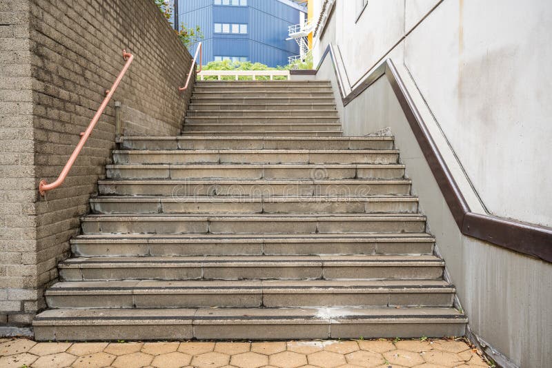 Stairway in building stock image. Image of wall, architecture - 132704709