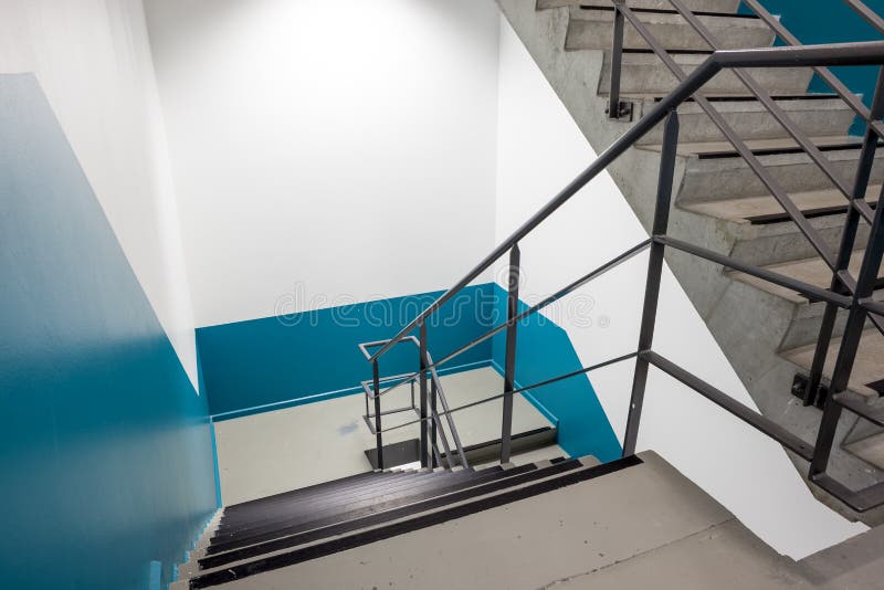 Stairway in building stock photo. Image of corridor - 146433778