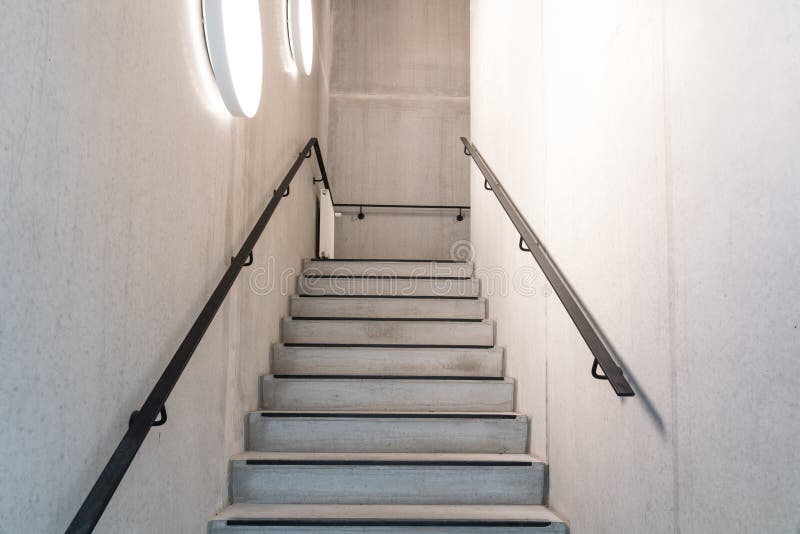 Stairway in building stock image. Image of view, business - 211425235