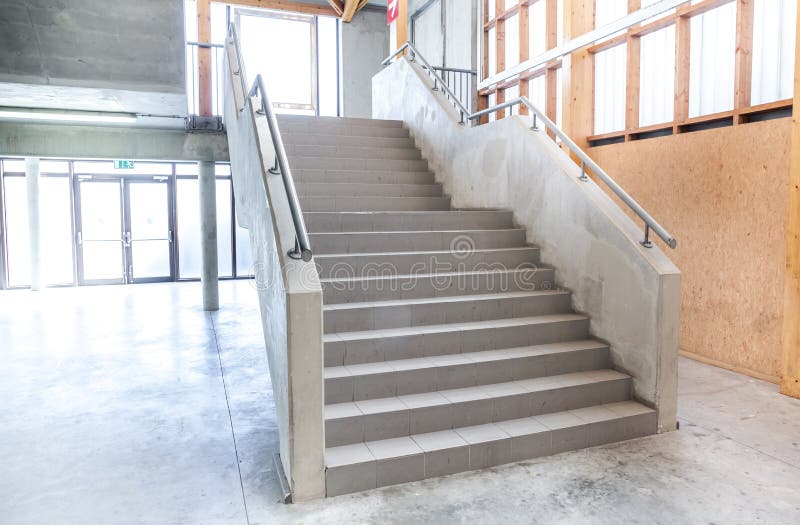 Stairway in building stock image. Image of business, architecture ...