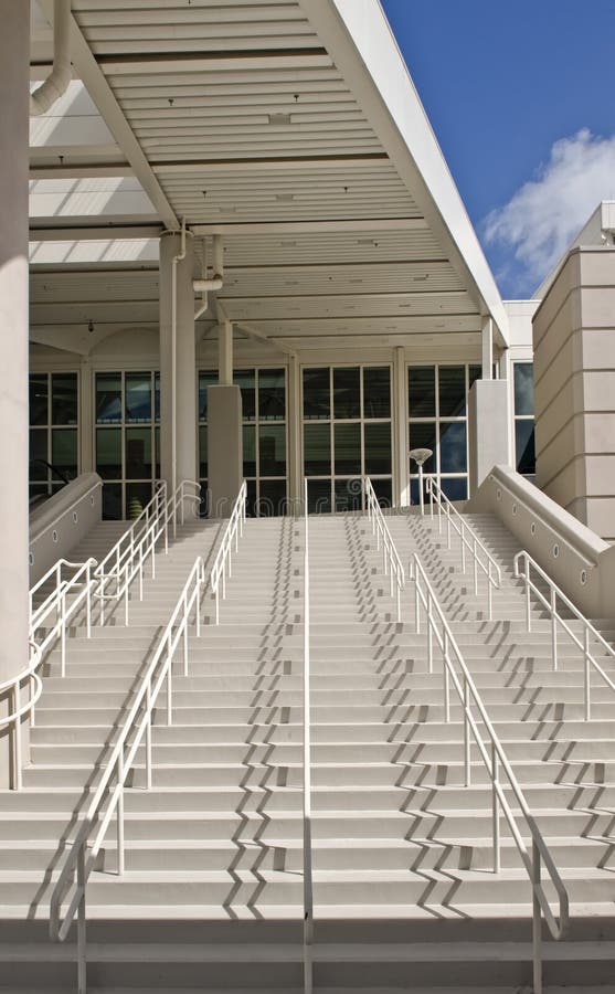 Stairway at Convention Center Stock Image - Image of orlando, doors ...
