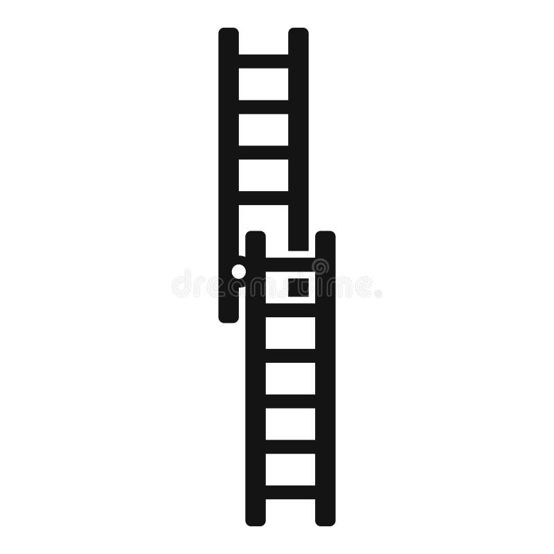 Stairway Icon Simple Vector. Wood Step Stock Illustration ...