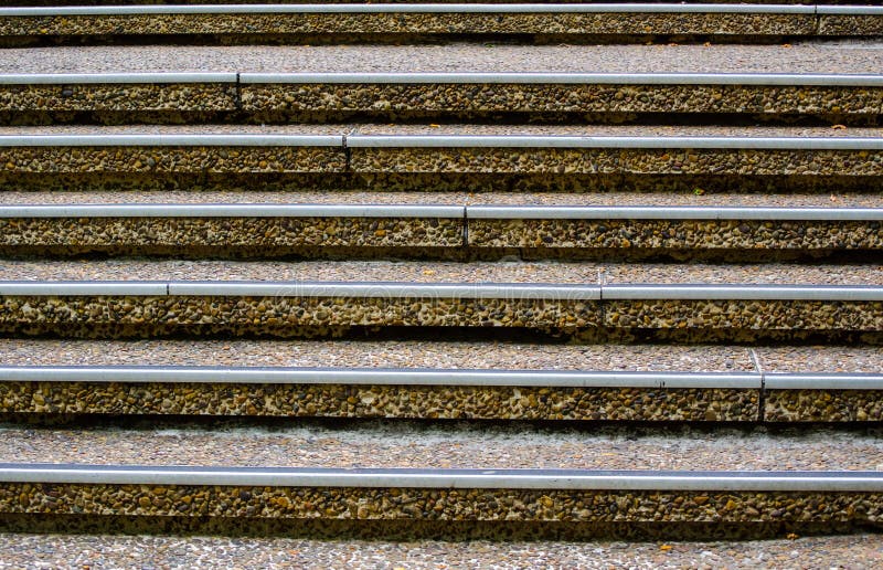 Stairway Steps Pattern with Rocks Stone Texture. Stock Image - Image of ...