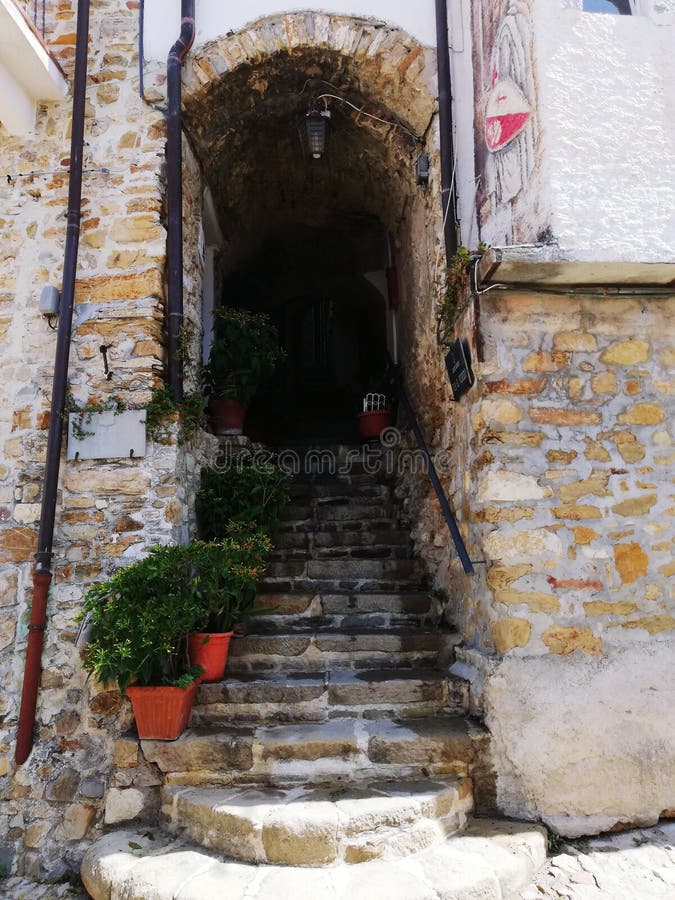 Old hidden stairway stock photo. Image of stair, architecture - 44811634