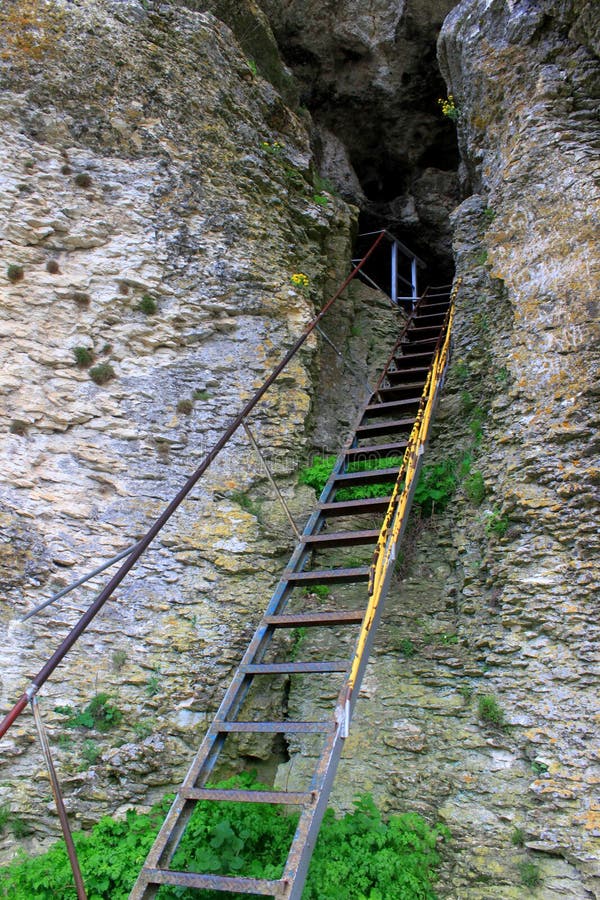 Stairway to the cave stock photo. Image of staircase - 39736452