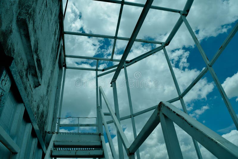 Stairway to heaven stock image. Image of blue, cool, solitude - 90899633