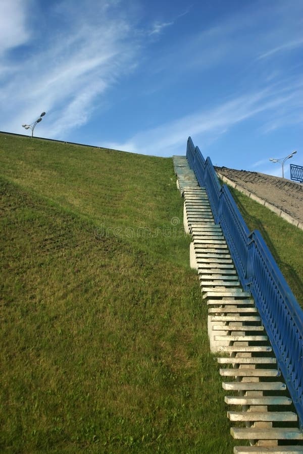 Stairway to road stock image. Image of steps, stairway - 7221147