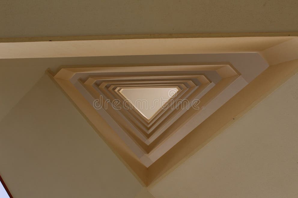 Stairwell stock photo. Image of interior, triangle, architecture - 76428072