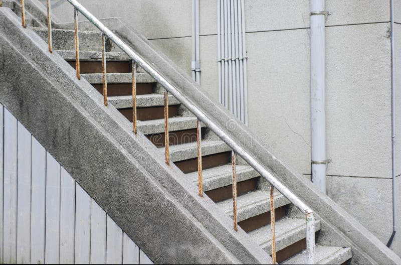 Stairwell in a Modern Building Stock Photo - Image of level, abstract ...