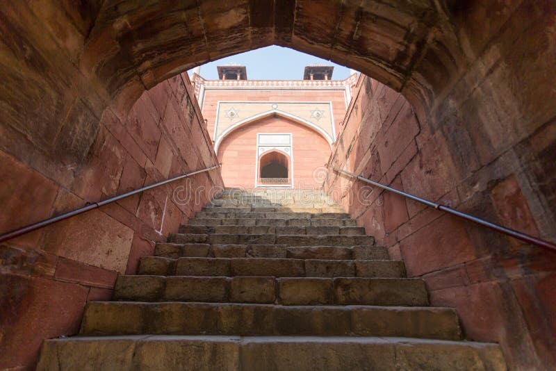A stairwell on an old fort editorial photography. Image of building ...