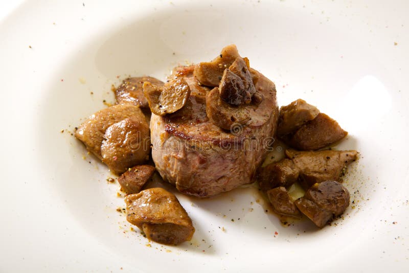 Stake stock photo. Image of eating, leaf, color, food - 40761892